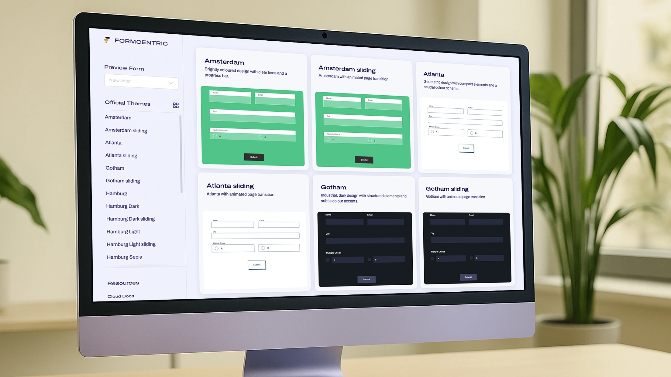Formcentric Theme Customisation Workspace