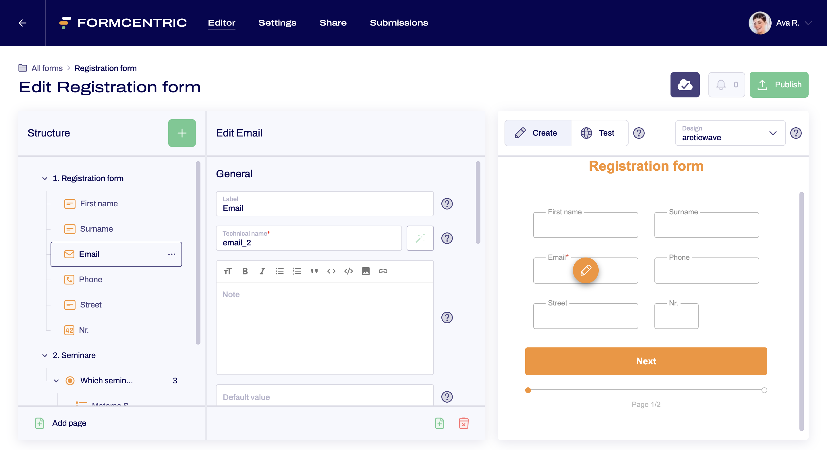 Frequently asked questions about online forms