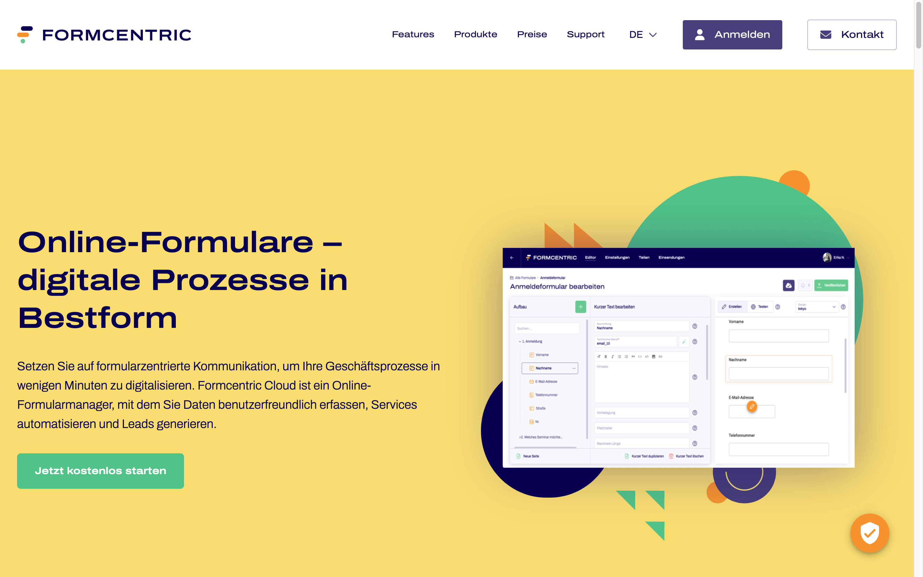 Formcentric Features - Formcentric is a builder, designer and manager ...